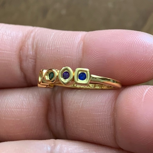 Jewelry | Nwot Marvel The Avengers Infinity Stones Ring Size Us 6 ...